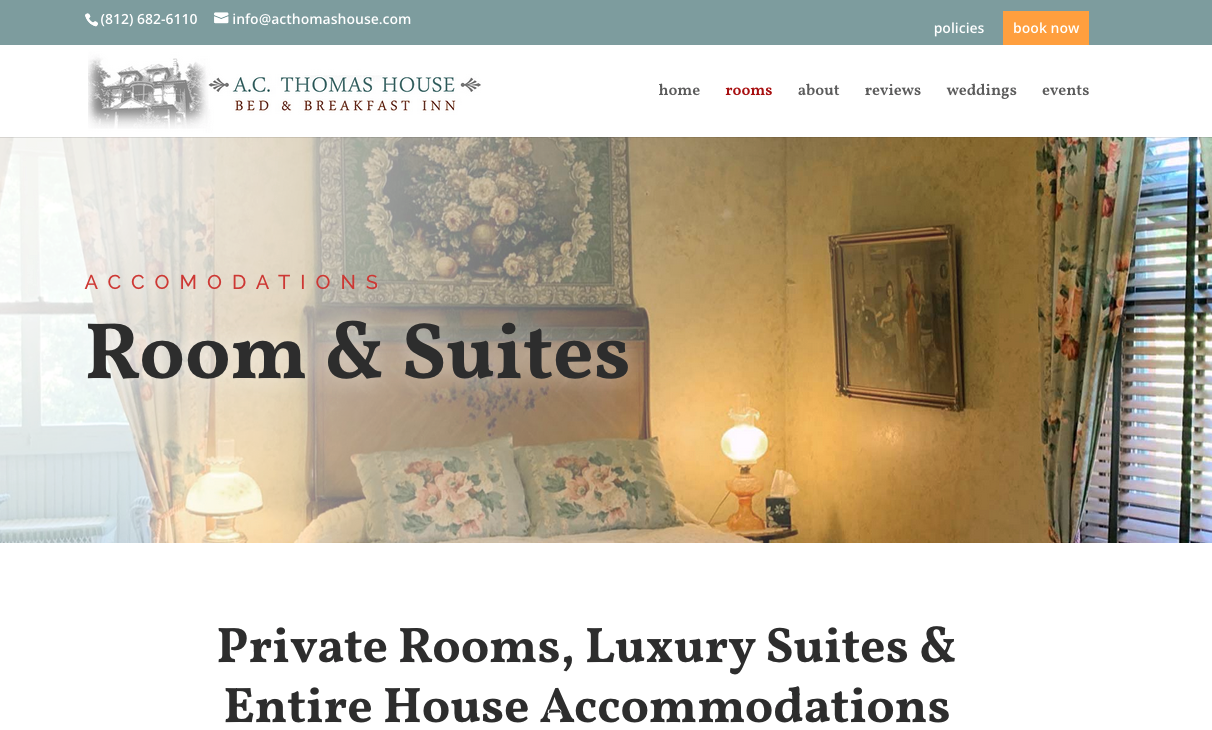 rooms - A.C. Thomas House